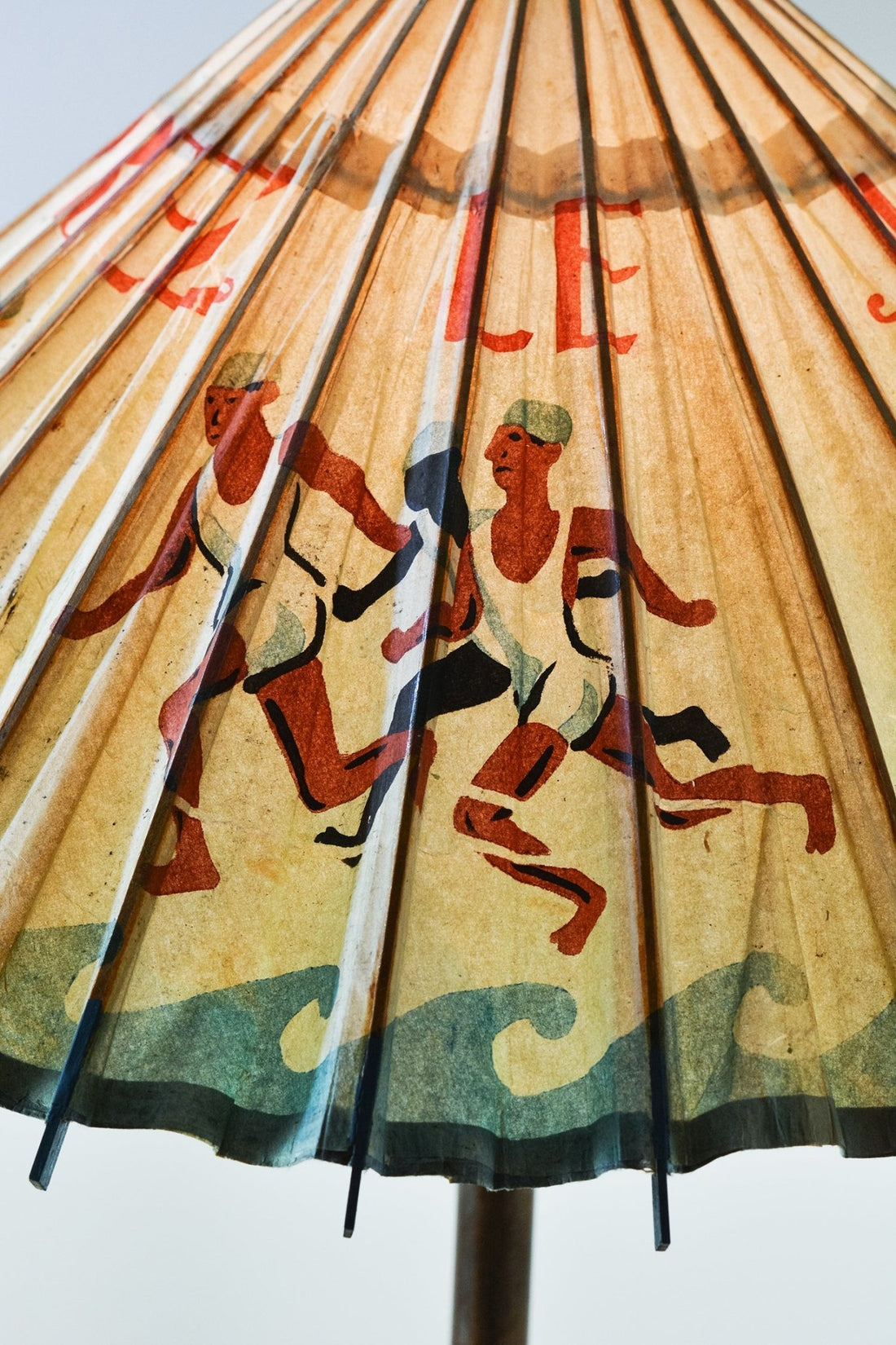 Queen Helmet Conch Shell Bamboo Lamp | Tennant New York